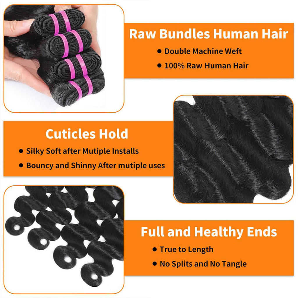 Starhair 14-30 Inch Body Wave Vietnam Raw Hair Bundles #1B – Star Hair ...